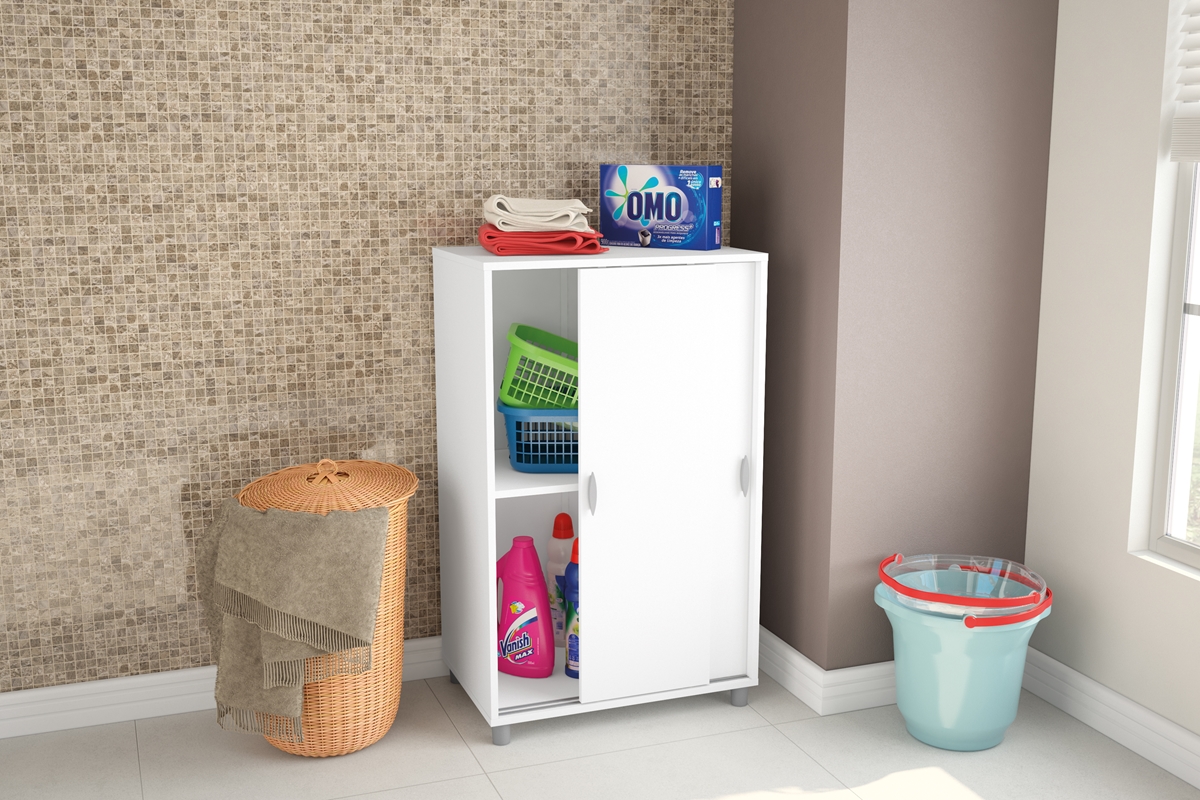 Balcão Multiuso Paraíso Branco Politorno